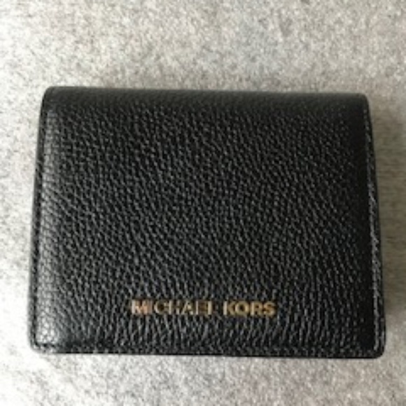 Michael Kors | Bags | Michael Kors Mercer Flap Card Holder Wallet ...